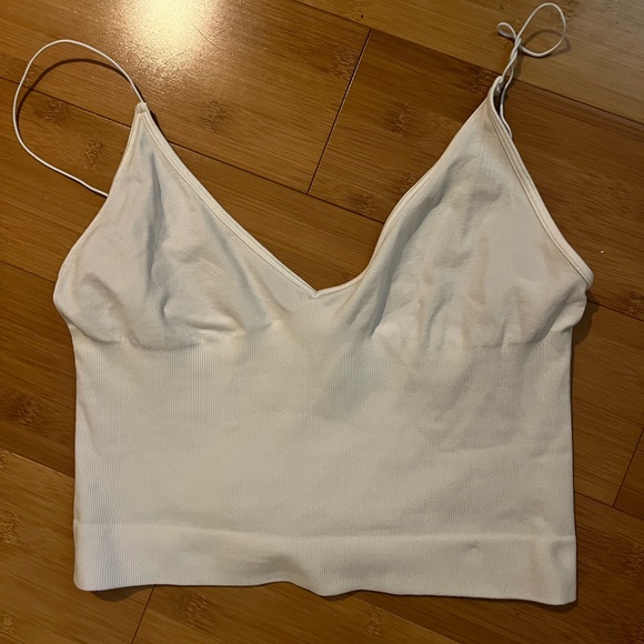 Free People | Tops | Free People White Bra Top | Poshmark